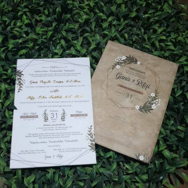 Jual UNDANGAN NIKAH HARD COVER | Shopee Indonesia