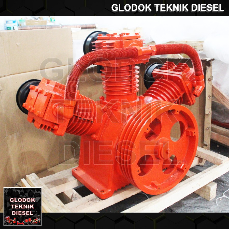 Jual DAVIDO KEPALA KOMPRESOR 15 HP BARE AIR COMPRESSOR HEADPUMP ...