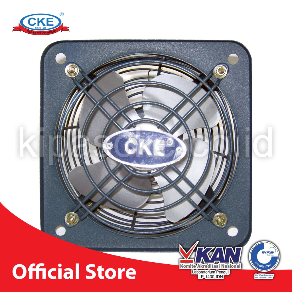 Jual CKE Exhaust Fan Standard 6 Inch DBN ESN-D06/1-YL Exhaust Dinding ...