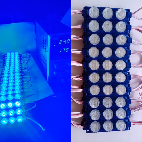 Jual LAMPU LED STRIP 3 MATA BESAR WARNA BIRU | Shopee Indonesia