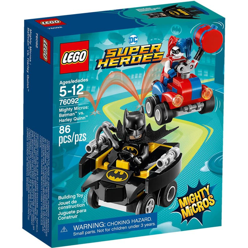 Jual Lego SuperHeroes Mighty Micros 76092 Batman vs. Harley Quinn ...