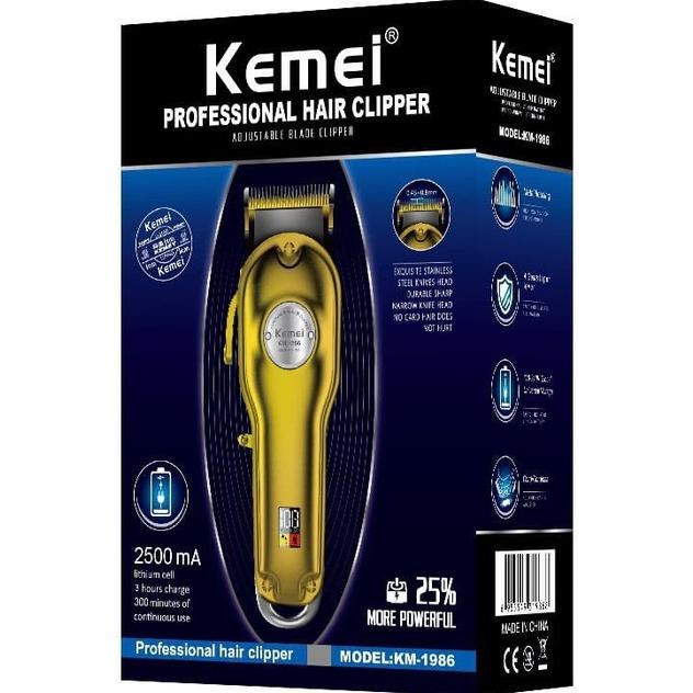 Jual Alat Cukur Rambut Hair Clipper Profesional Kemei km-1986 Mesin Cukur Rambut Hair Clipper ...