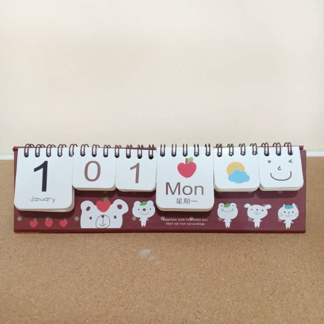 Jual Kalender Meja Lucu (Cuaca, Mood & Hari Raya) | Shopee Indonesia