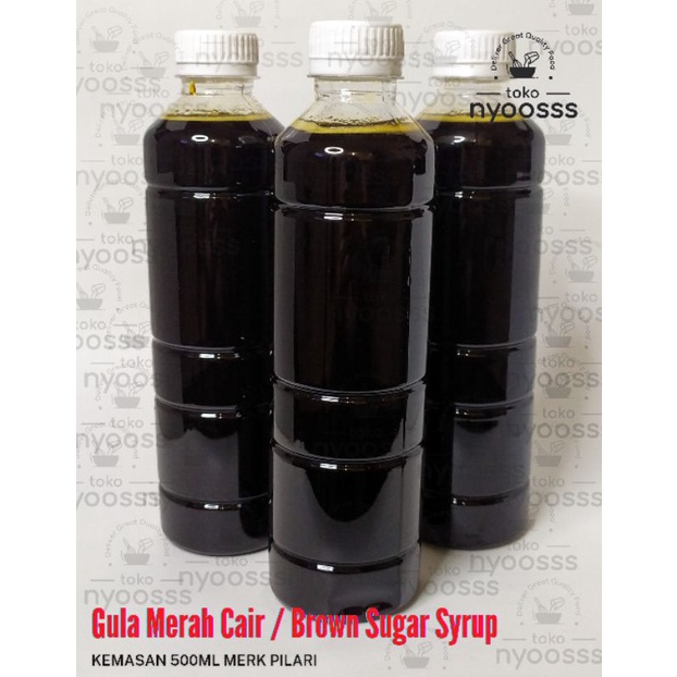 Jual Gula Merah Cair 500ml Merk Pilari/Brown Sugar Syrup/ Gula Merah ...