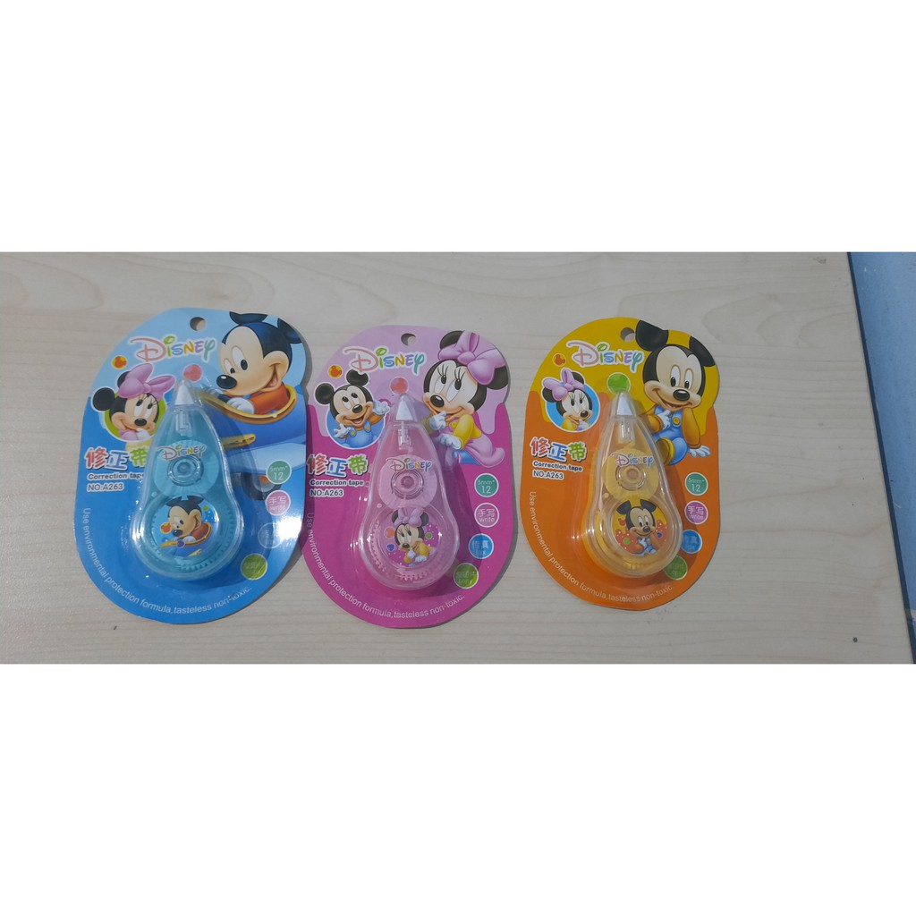 Jual Tip Ex Kertas Pita Correction Secret Tape 5mm *12 Disney Baby ...