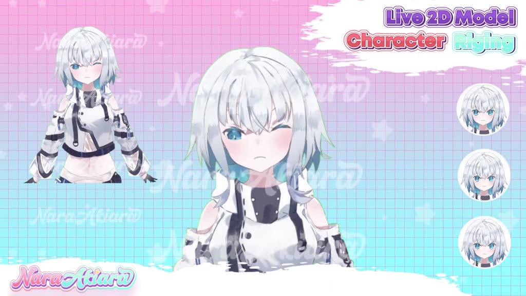 Jual Karakter Anime Vtuber Model Live2D: Solusi Praktis untuk Streaming ...