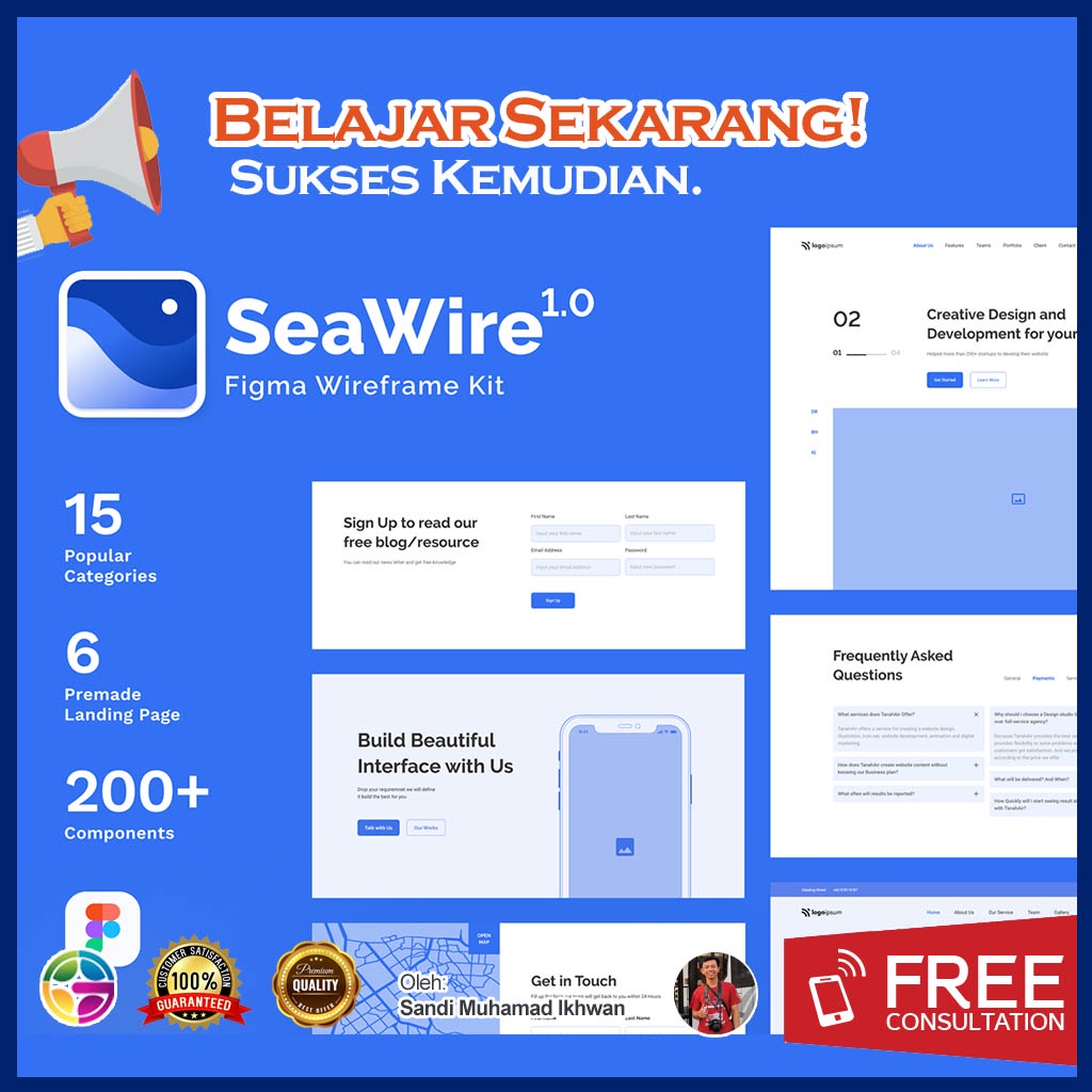 Jual Tutorial membuat desain wireframe di Figma | Shopee Indonesia