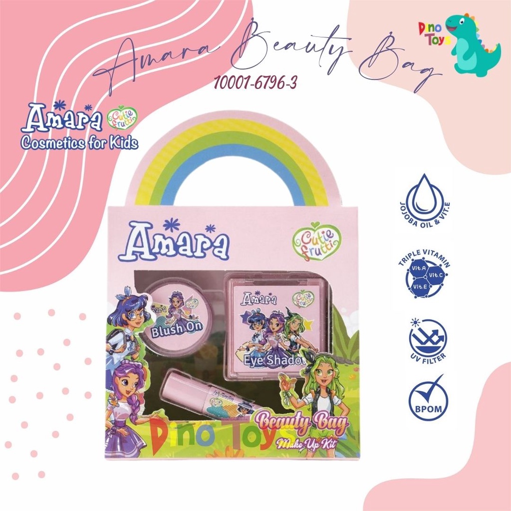 Jual Amara Beauty Bag/ Make Up Anak - Amara Magic Lip Crayon | Shopee ...