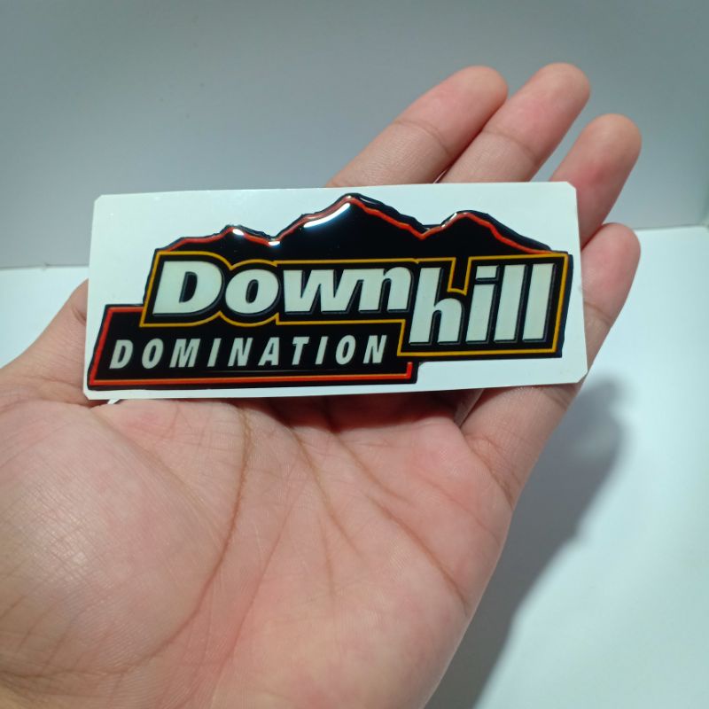 Jual DOWNHILL DOMINATION Emblem sticker timbul resin lentur | Shopee ...