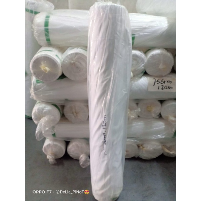 Jual Kain Putih Polos / microtex Putih / kain Microtex / Kain 75 Gsm ...