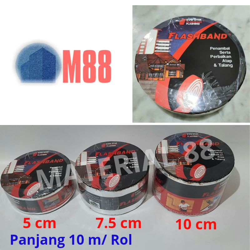 Jual Flashband 10 cm per Rol - Penutup Bocor Atap Talang Flash Band Tape | Shopee Indonesia