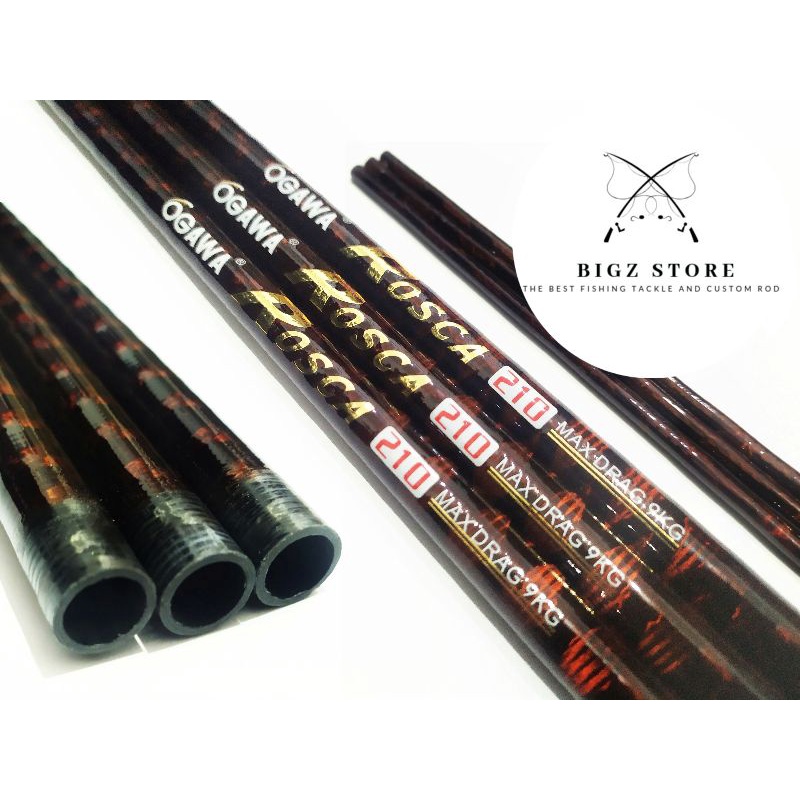 Jual BLANK CARBON OGAWA ROSCA PANJANG 210 CM SETARA PE 2-4 MOTIF ULIR ...