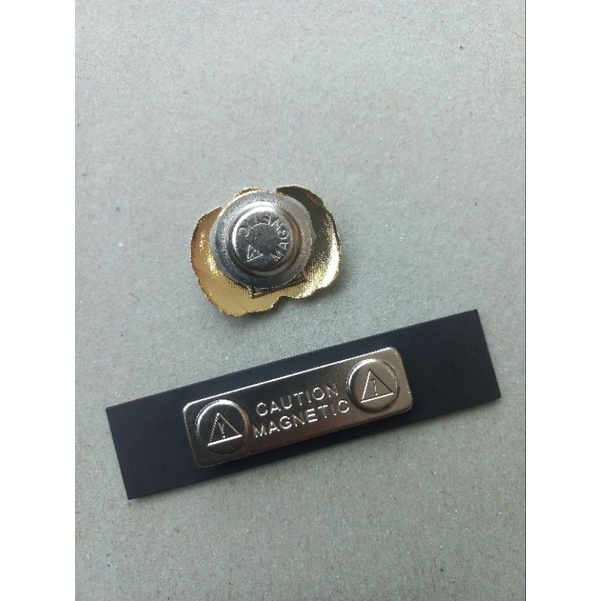 Jual PAPAN NAMA PDH + PIN KORPRI ( HITAM DOFF ) | Shopee Indonesia