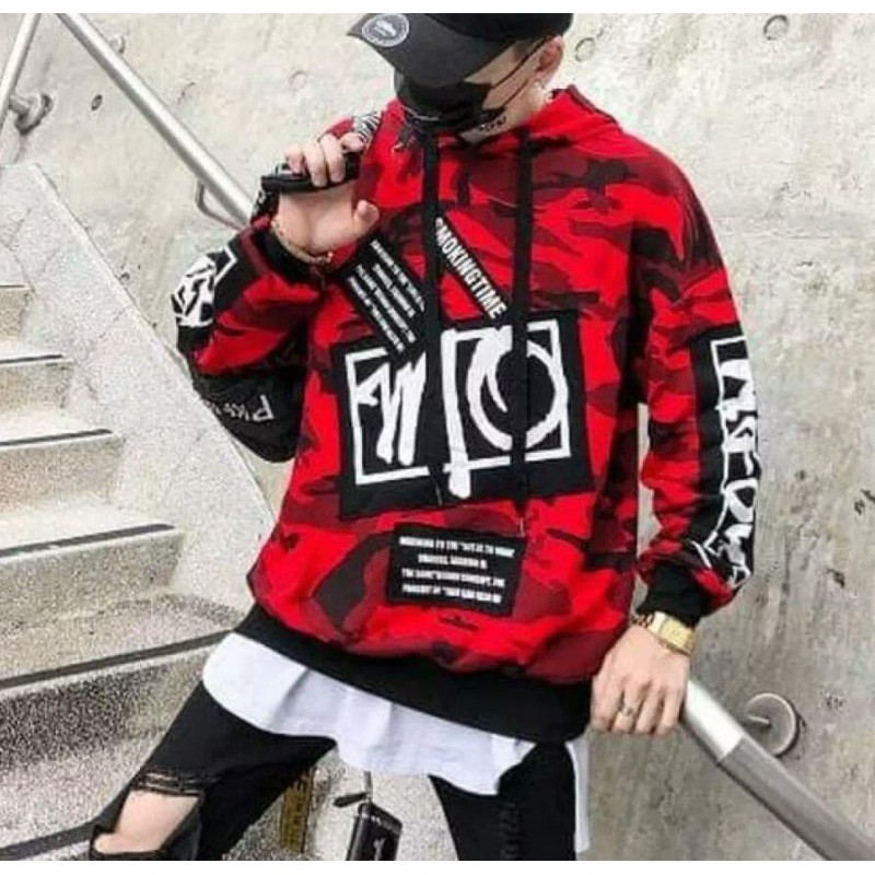 Jual SWEATER HOODIE JAKET SMOKING LORENG / SWEATER KOREA / SWEATER KPOP ...