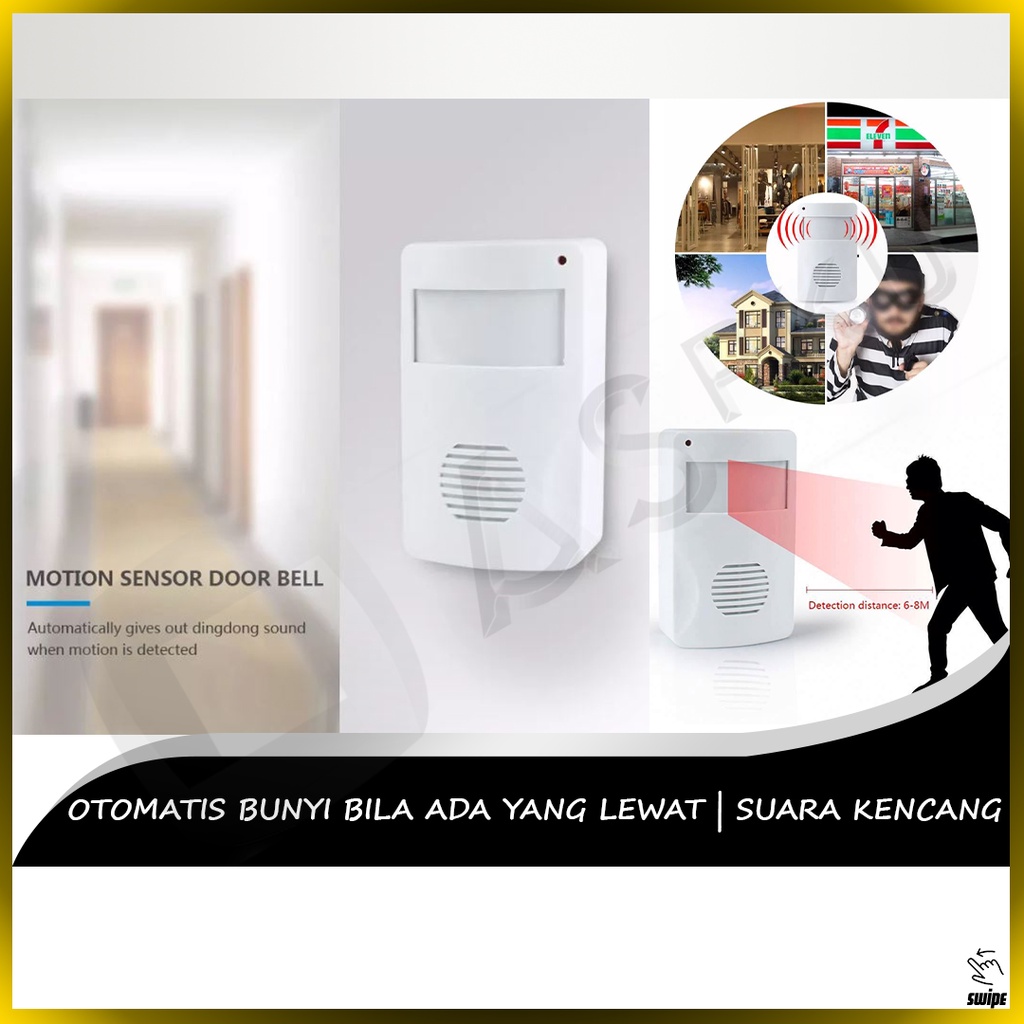 Jual Bel Pintu Sensor Gerak Selamat Datang Welcome Doorbell Bunyi Ruang ...