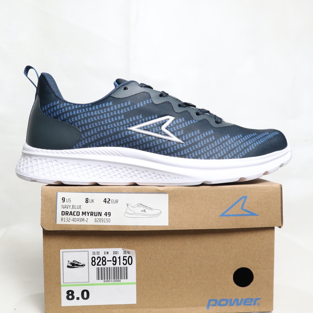 Jual Power Draco Myrun Sneakers Shoes Sepatu Sneakers Original Navy ...