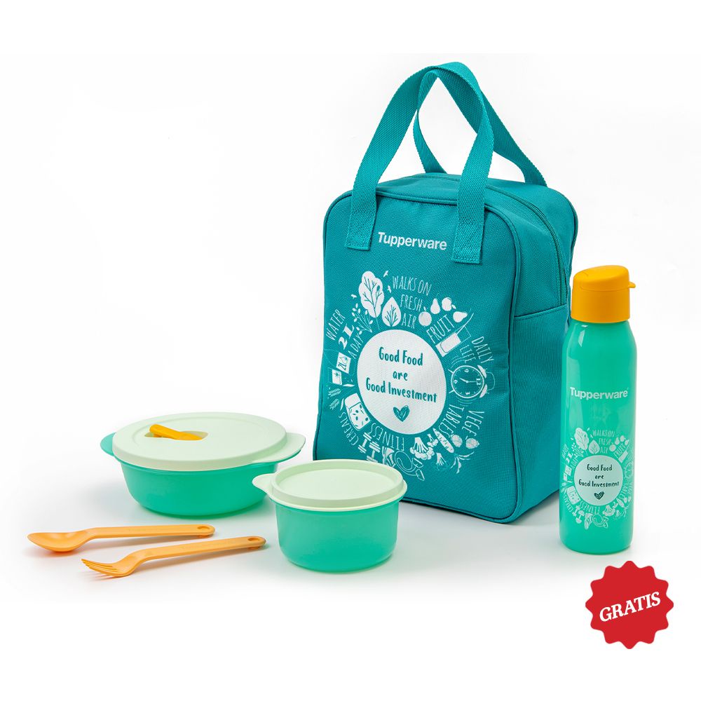 Jual Tupperware Lunch Box Set Go Green Lunch Set | Shopee Indonesia