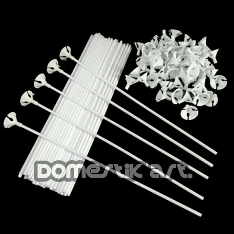Jual Tangkai Stick Balon PUTIH (ISI10) / Gagang Balon / Stik Balon ...