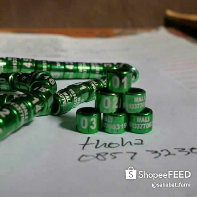 Jual Heboh!! 1SET Ring/gelang murai batu/25biji.bisa pesan nama 2baris ...