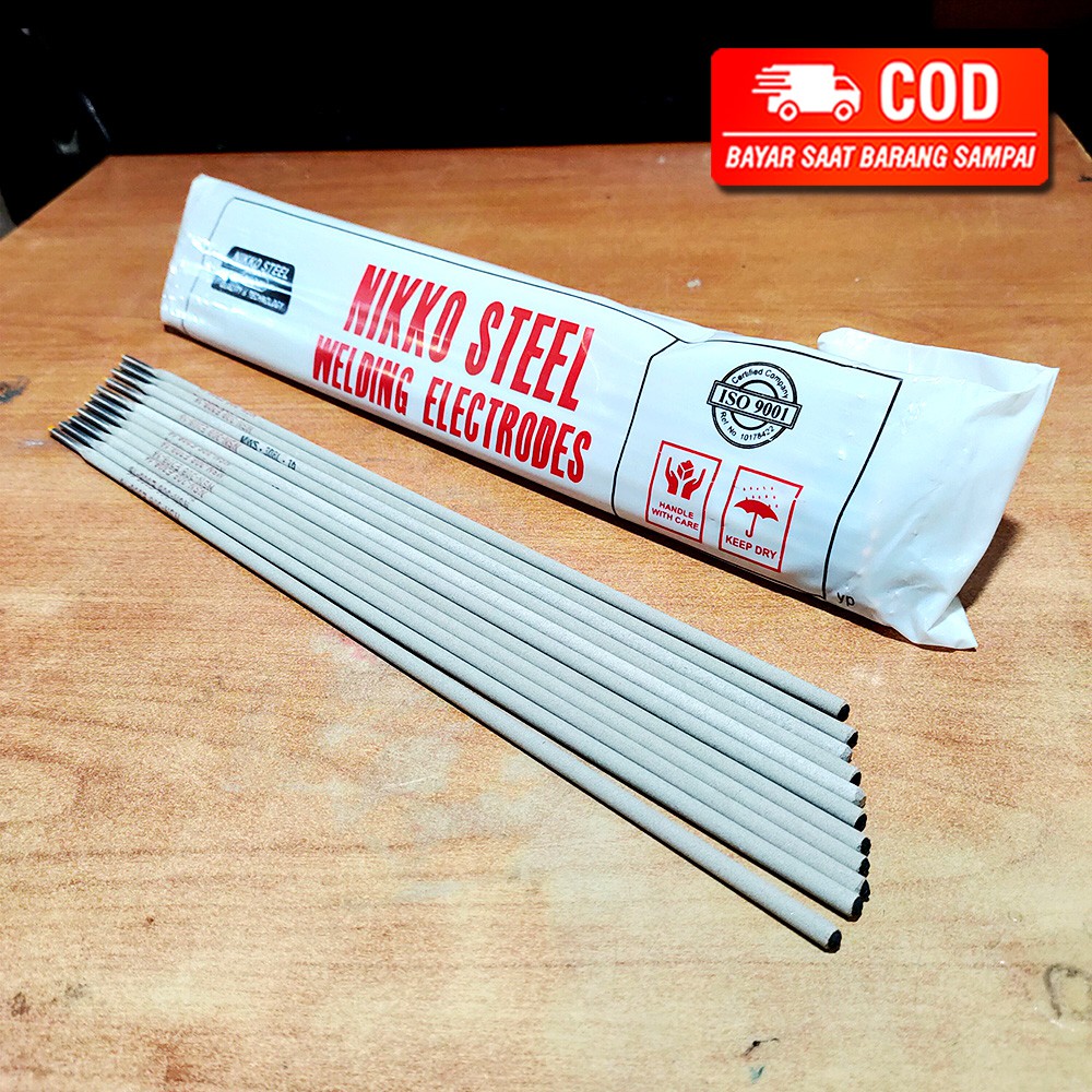 Jual KAWAT LAS STAINLESS STEEL WELDING ELECTRODES 2.6 X 30MM ( JUAL 1 BATANG ) | Shopee Indonesia