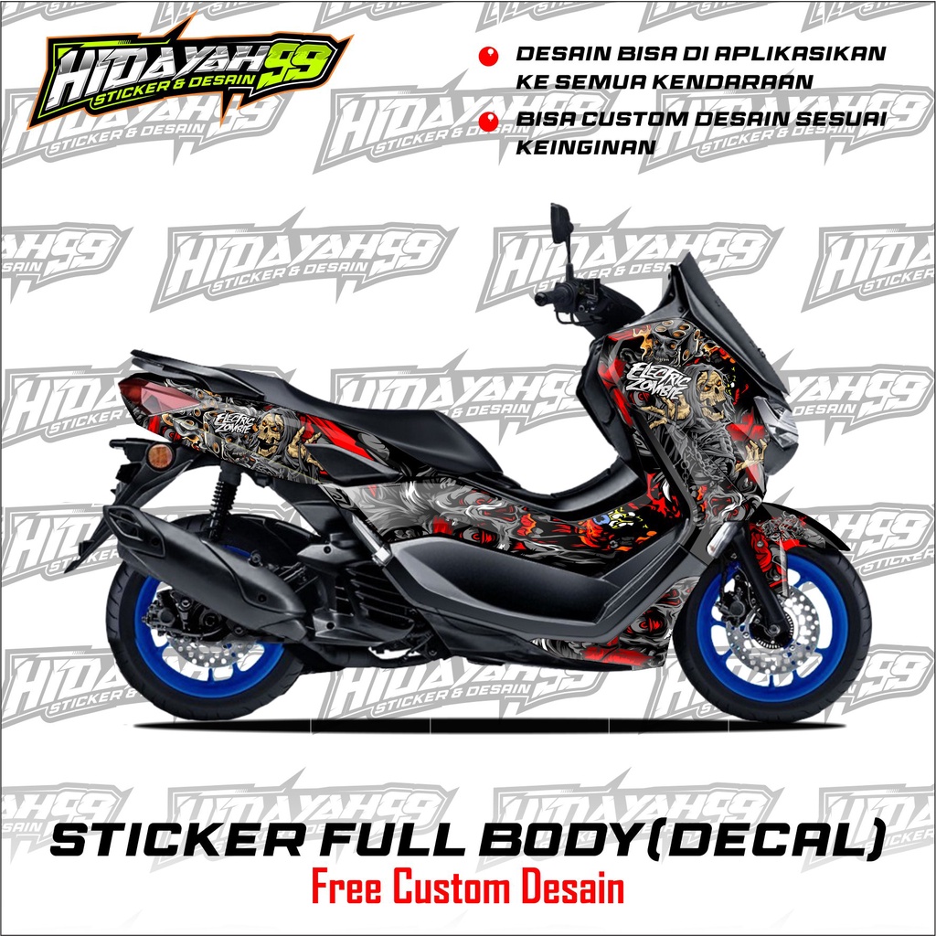 Jual DECAL NMAX NEW - STIKER FULL BLOK NMAX 2020 - STIKER NMAX FULL ...