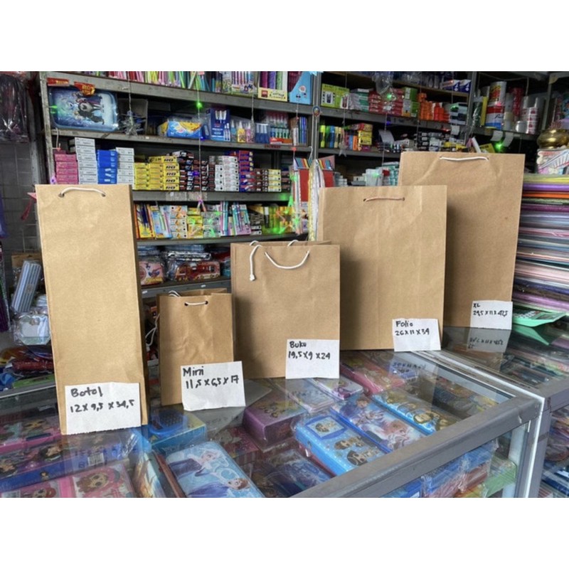 Jual Paper Bag Coklat | Shopee Indonesia