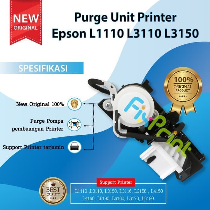 Jual Pompa Purge Unit Epson L1110 L3110 Printer L3116 L3150 L4150 L4160 ...