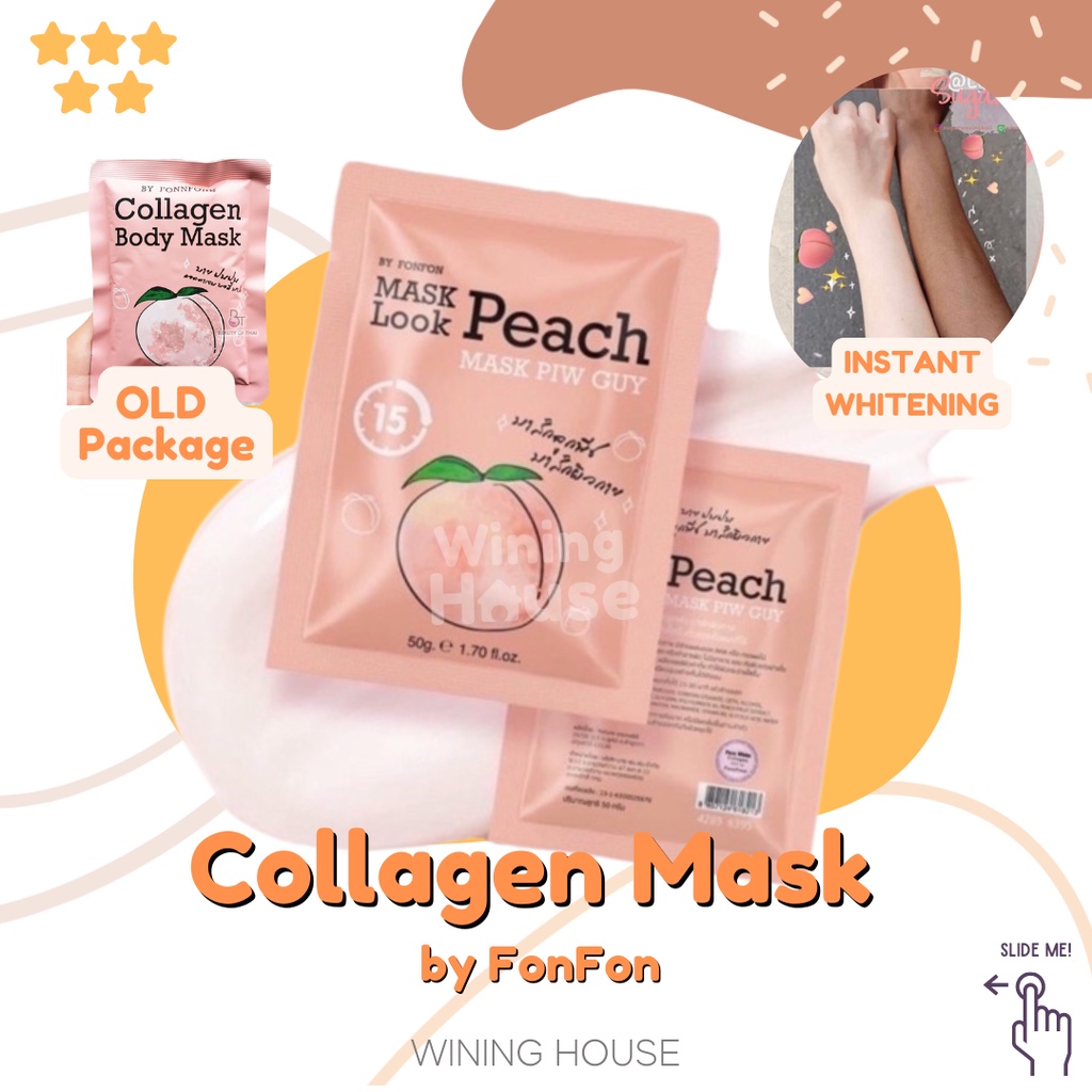 Jual Collagen body mask by fonfon | Shopee Indonesia