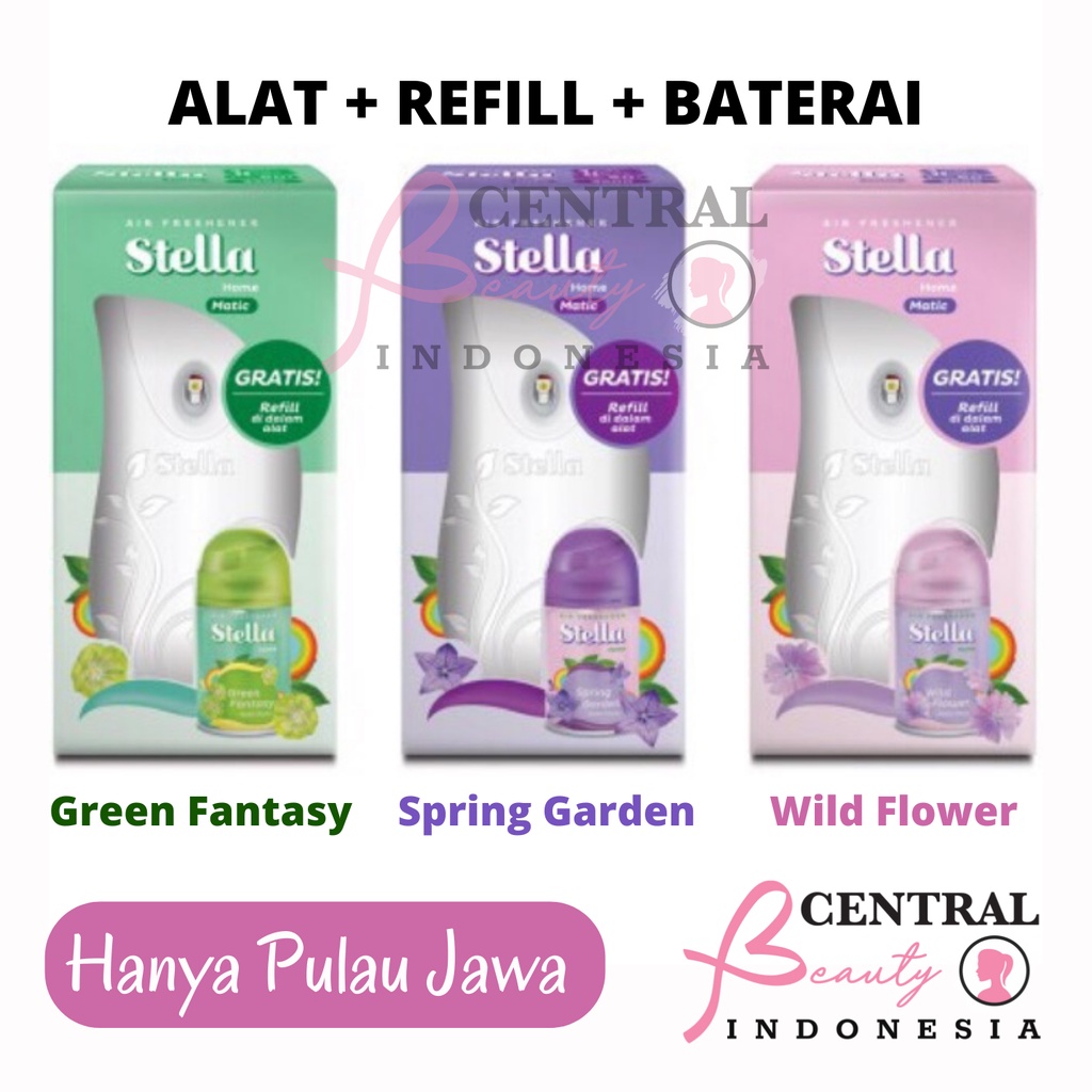 Jual PROMO STELLA Otomatis Device + Refill + 2 Baterai Dispenser ...