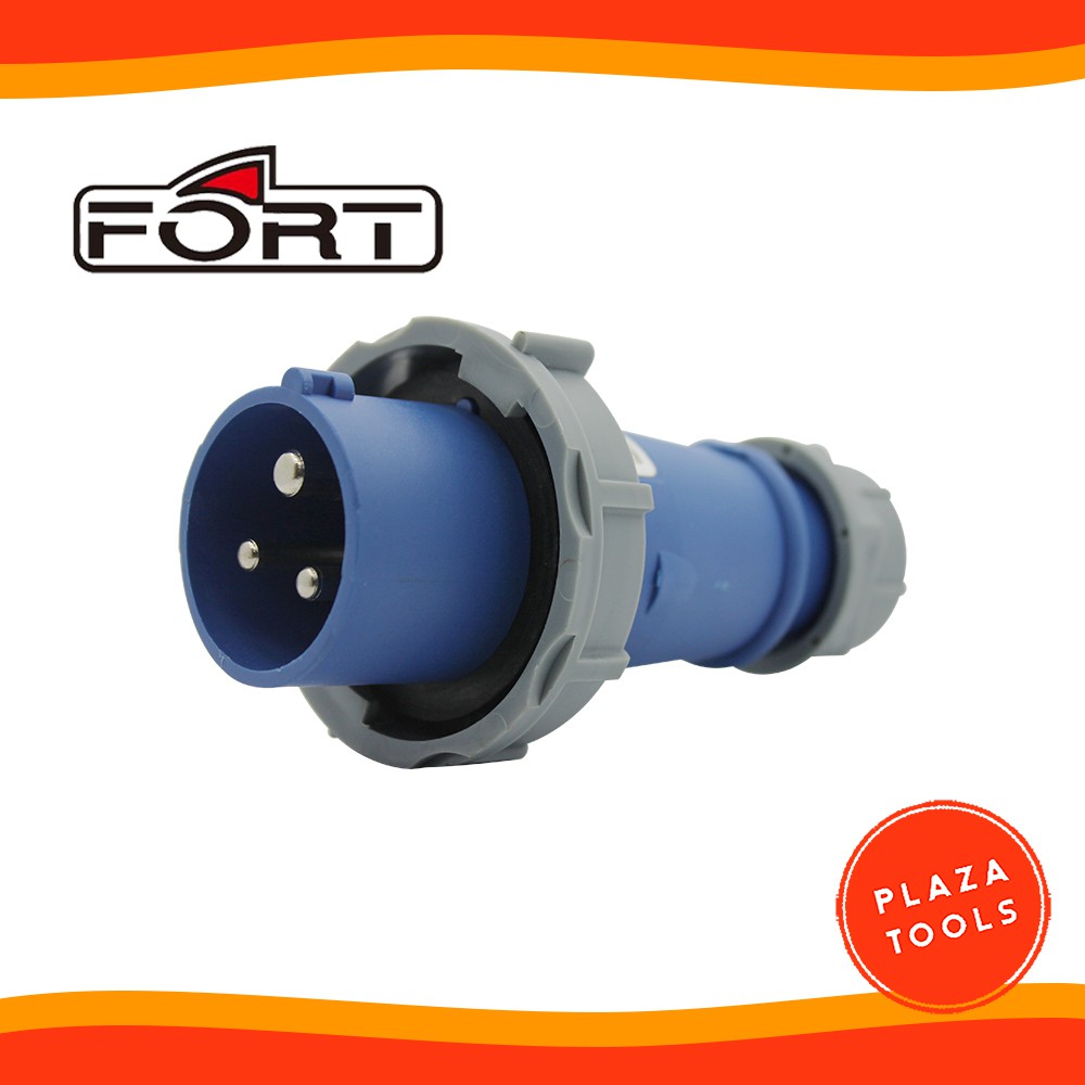 Jual Steker Plug Industri 3 Pin Kaki 16 A 16 Amper FORT FT 0132 ...