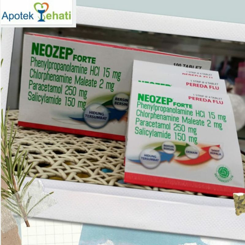 Jual Neozep Forte Tablet per Strip Obat Flu | Shopee Indonesia