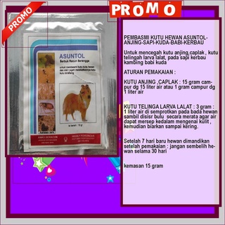 Jual PEMBASMI KUTU HEWAN ASUNTOL-ANJING-SAPI-KUDA-BABI-KERBAU, Obat ...