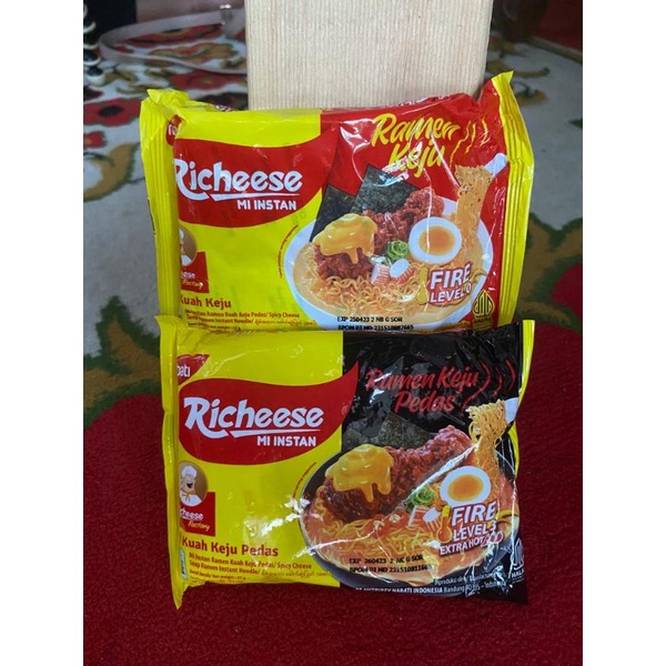 Jual Mie Mi Richeese Kuah Ramen Keju Pedas Instan Fire All Level All ...