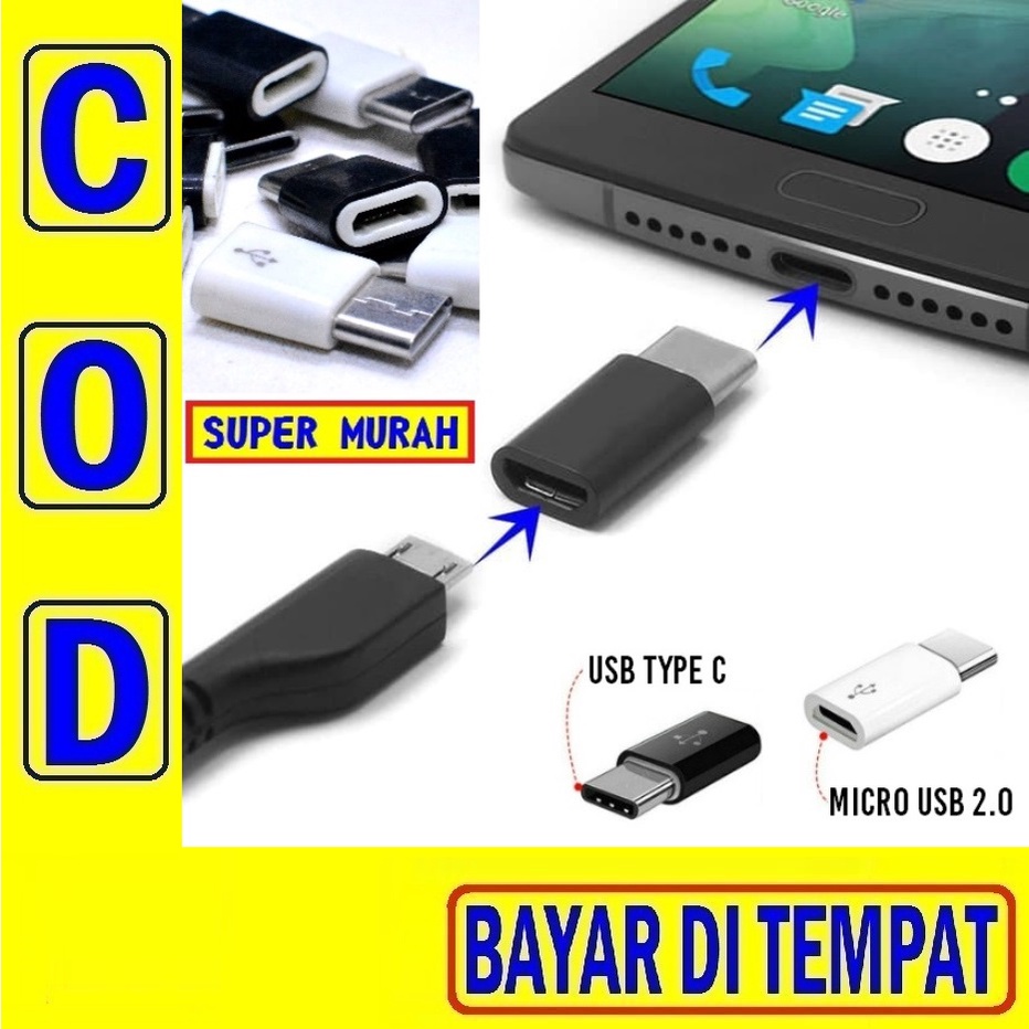 Jual 22G CONVENTER TYPE C Converter Micro Usb To Type C Connector ...