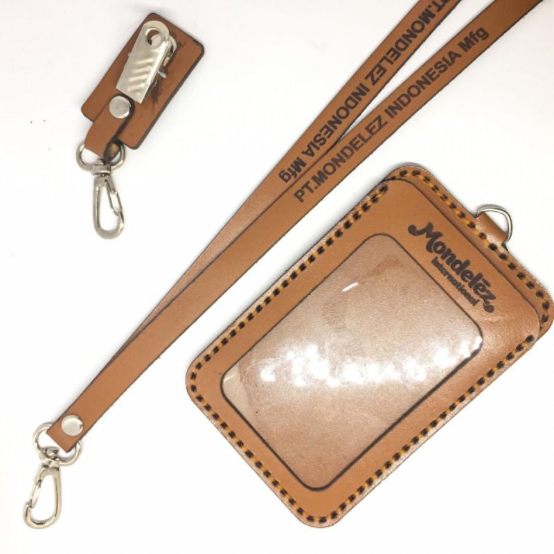 Jual NAME TAG PRIA WANITA ID CARD KULIT | Shopee Indonesia