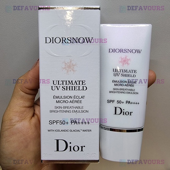 Jual DIOR Diorsnow Ultimate UV Shield Skin Breathable Brightening Emulsion SPF50+ 30ml | Shopee ...