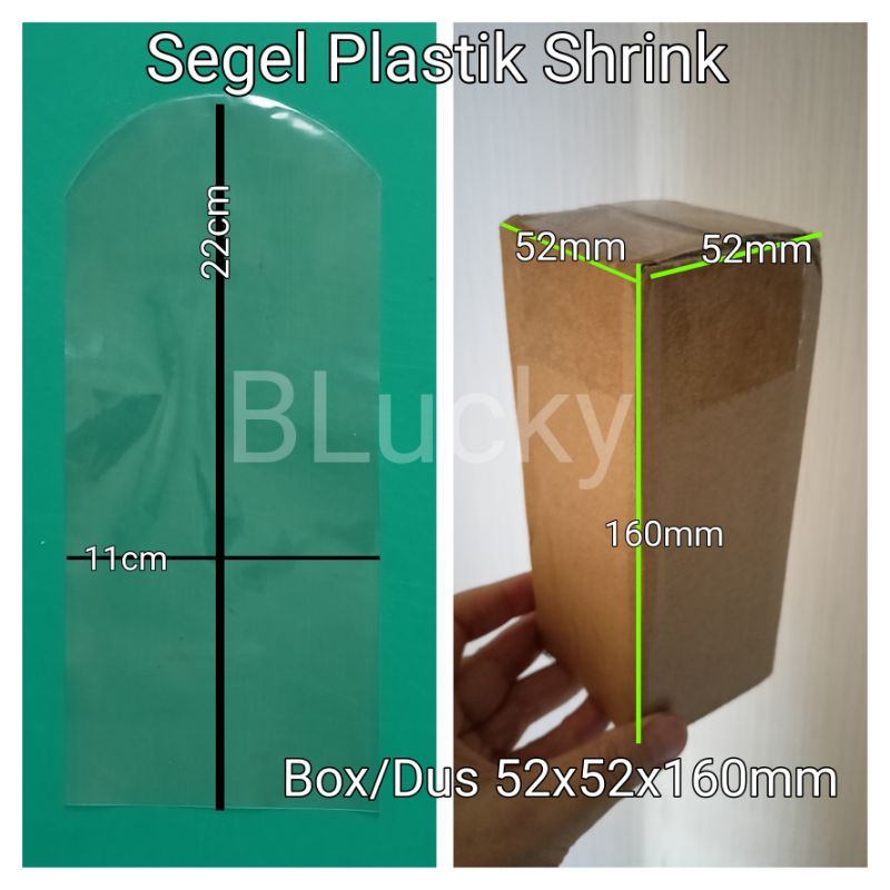 Jual 100pcs Segel Plastik Shrink untuk Box Dus sesuai gambar - Ukuran ...