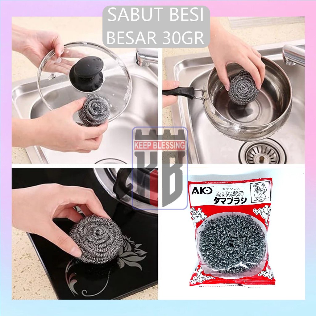 Jual Sabut Besi Cuci Piring / Sabut Stainless Anti Karat Ukuran BESAR ...