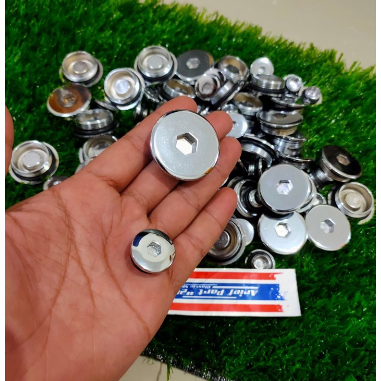 Jual baut L magnet top baut tutup kalter top magnet kiri set crom ...