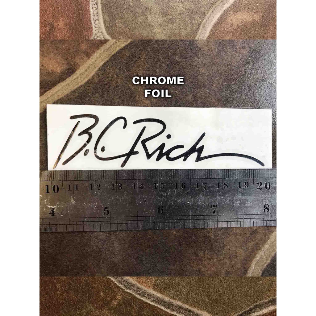 Jual Gitar Bc Rich Headstock Sticker Tempel Elektrik Not Decal Akustik ...