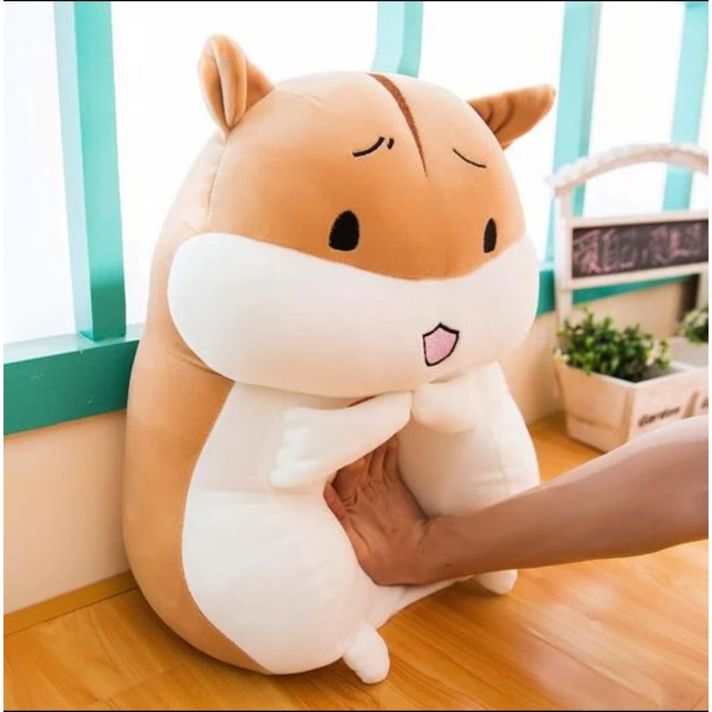 Jual Boneka Hamster Marmut Maianan anak lucu dan Gemesin ukuran 35cm ...