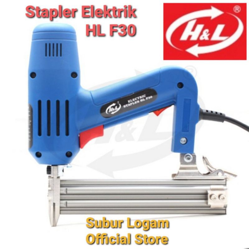 Jual Electric Stapler HL F30 Tembakan Staples Elektrik Listrik Nailer F ...