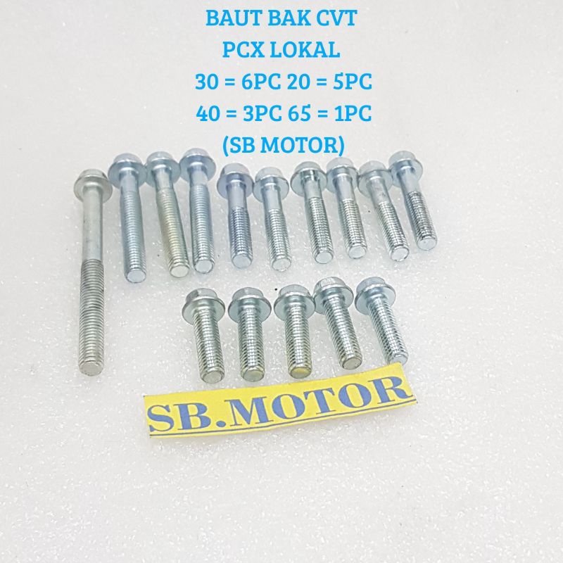 Jual BAUT BAK CVT PCX LOKAL 1SET HIGH QUALITY | Shopee Indonesia