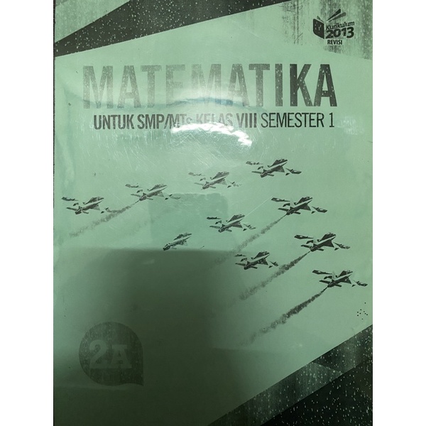 Jual buku matematika 2A kelas 8/smp2 semester 1 | Shopee Indonesia