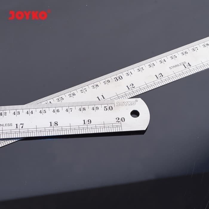 Jual Penggaris Besi / Stainless Steel Ruler Joyko RL-ST50 50 cm | Shopee Indonesia