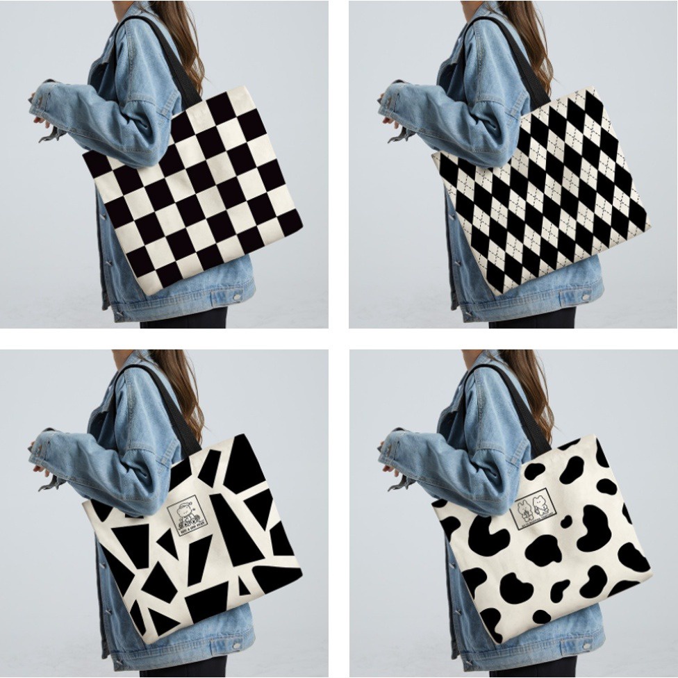 Jual TGS - DIMENTIONAL Totebag Dinir Wanita Pria Remaja Tote Bag ...