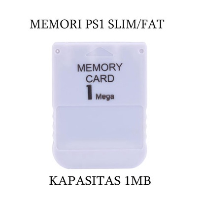 Jual MEMORY CARD MEMORI MC PS1 PSONE PSX PLAYSTATION 1 (1MB) | Shopee ...