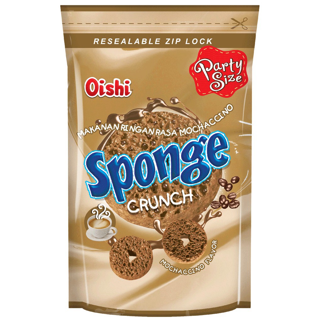 Jual OISHI SPONGE CRUNCH MOCCA 120G | Shopee Indonesia