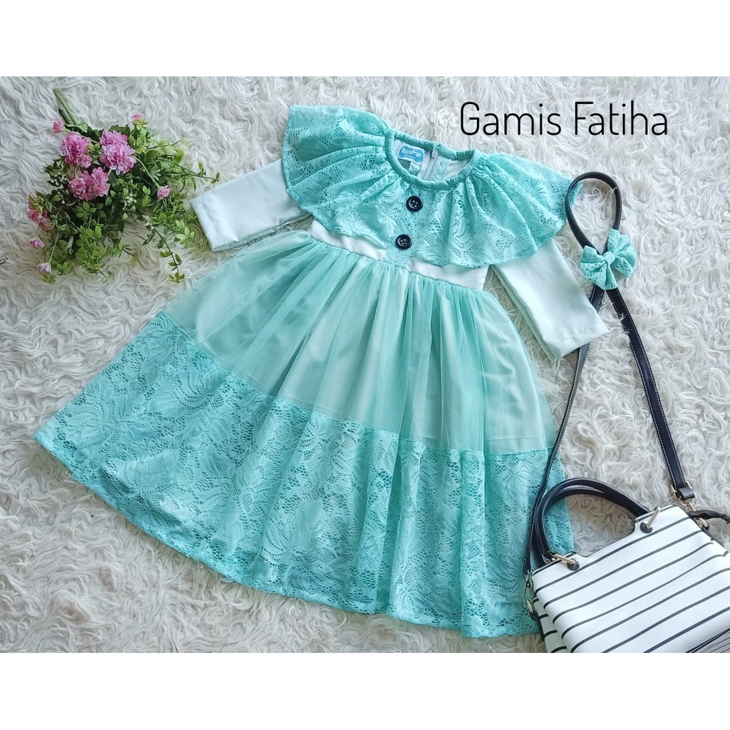 Jual GAMIS MODEL FATIHA ANAK WARNA MINT 1 TAHUN (READY STOCK) | Shopee ...