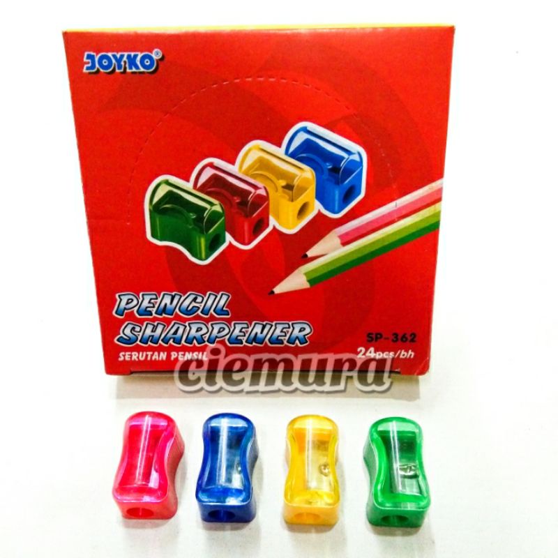 Jual CIE Sharpener Joyko / Rautan Mini Bentuk Roti Joyko Warna Biru ...